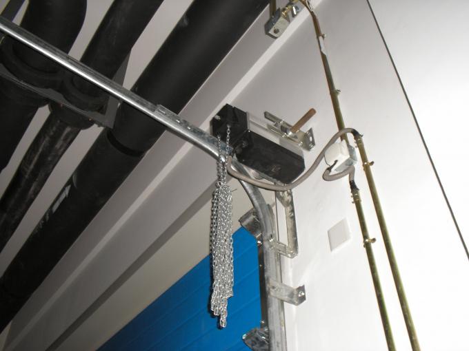 40mm Thickness Coated Steel 380V Motor Lifting Automatic Sliding ...