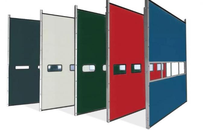 Custom Color Insulated Sectional Garage Doors , Commercial Overhead Door