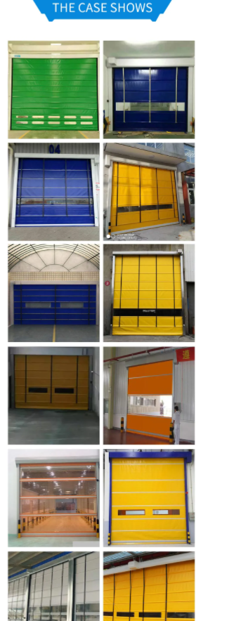 Stainless Steel Rapid Roller High Speed Opening Firm Structure