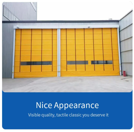 Stainless Steel Rapid Roller High Speed Opening Firm Structure