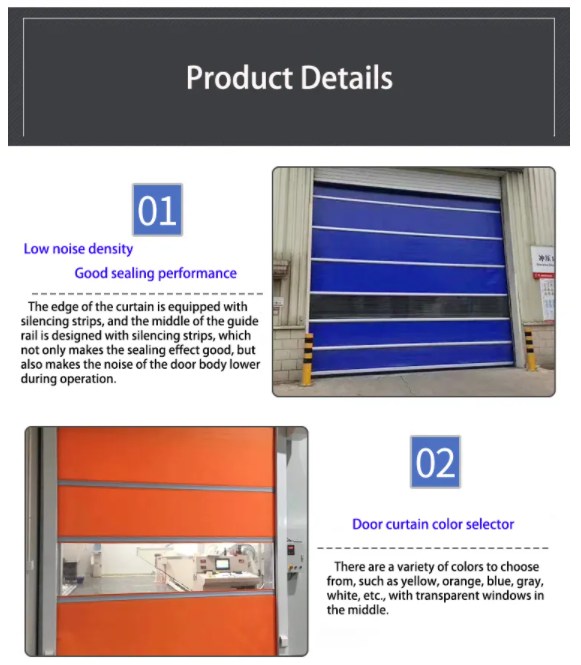 Automatic PVC Fabric High Speed Performance Fast Acting Rapid Rise ...