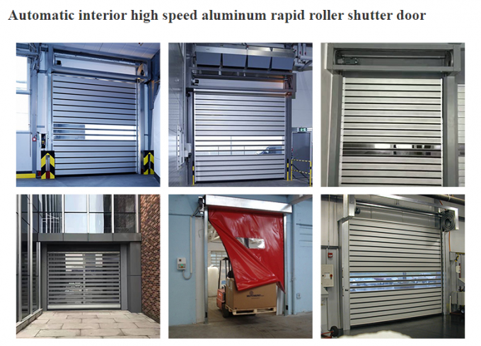 Industrial High Speed Spiral Roll Up Doors Heavy Duty 3Phase 380V ...
