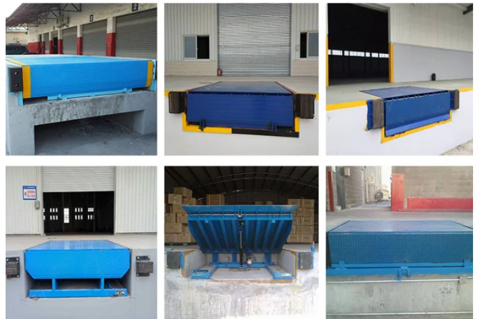 300mm Electric Loading Dock Leveler With High Duty Hydraulic System For ...