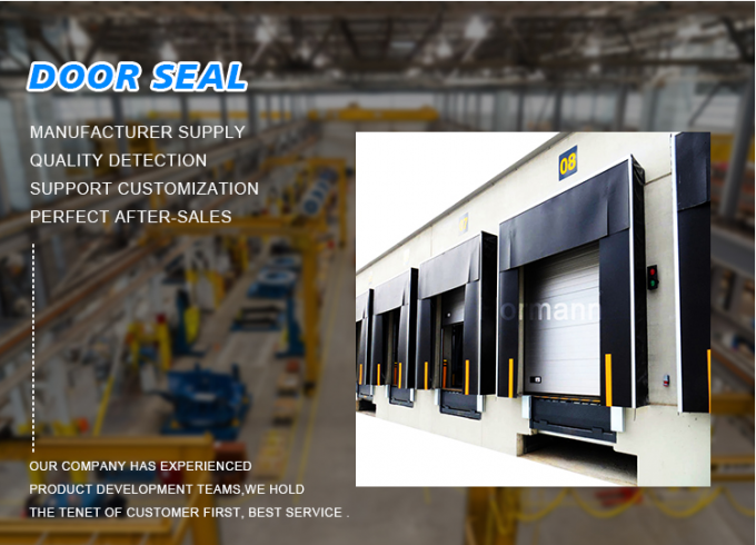 Rectangular Inflatable Loading Dock Seals Fire Resistance