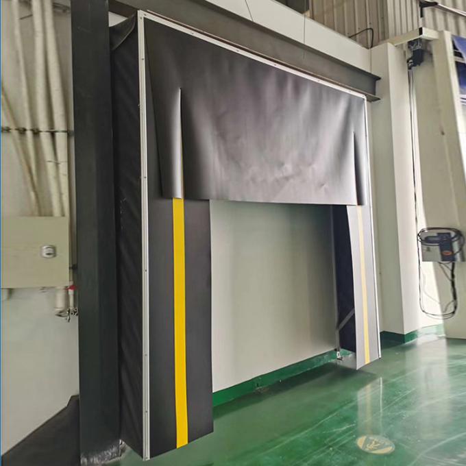 Industrial Loading Dock Shelter Weatherproof Cord Fabric Weather Resist ...