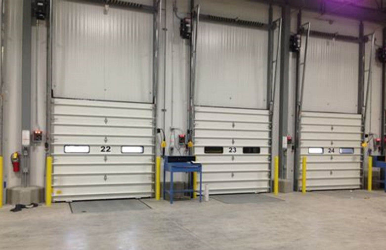 Steel Commercial Overhead Doors Insulated Sectional Door with Powder ...
