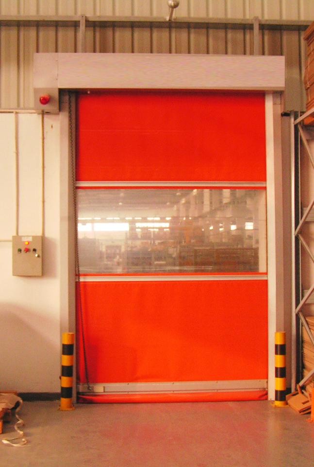 0.5-1.5m/S Fast Shutter Rapid Roll Up Doors , High Speed Rolling ...