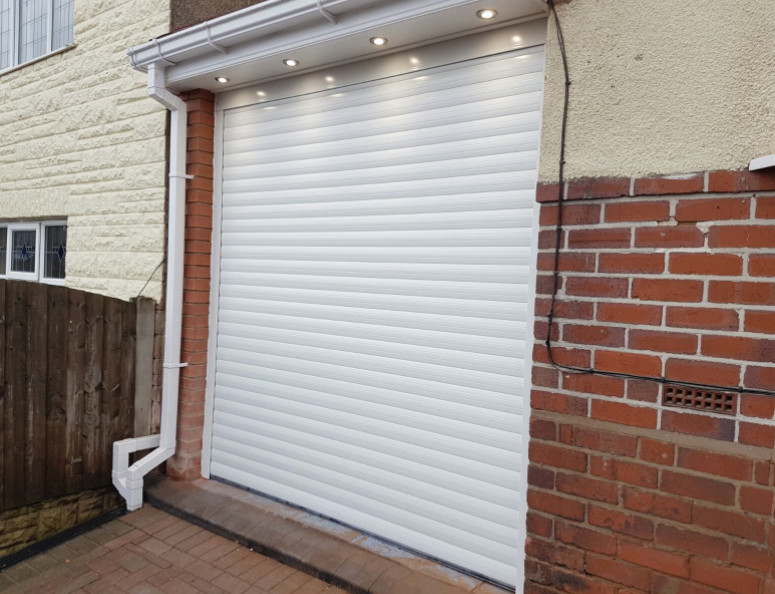 Full Automatic Rapid Roller Doors Shutter Aluminum 900/800N