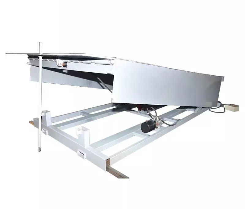 Anti Skid Loading Dock Ramp Forklift Truck Leveler Checkered Plate ...