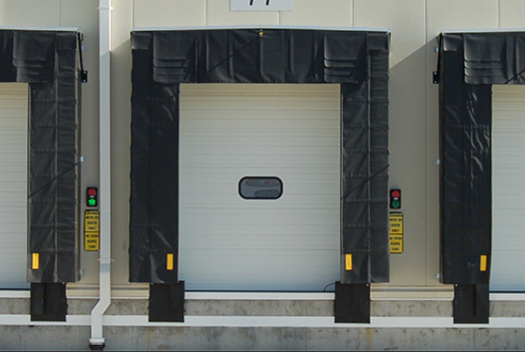 Aluminum Alloy Frame Loading Dock Shelters For Warehouse Or Logistics ...