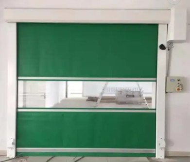 High Security Transparent Fast Roller Shutter Doors Galvanized Steel ...