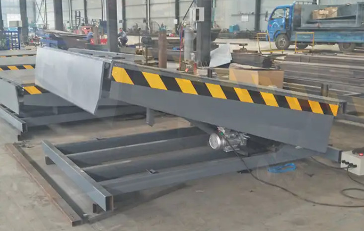 Galvanized Finish Loading Dock Leveler with Customizable Platform Size ...