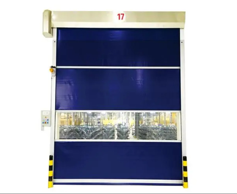 Insulated Rapid Roll Up Metal Door Weatherproof Exterior Shutter Door ...