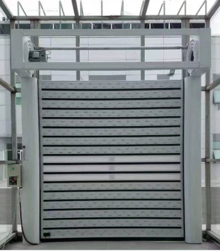 Efficiency Safety Combined Aluminum Transparent High Speed Spiral Door ...