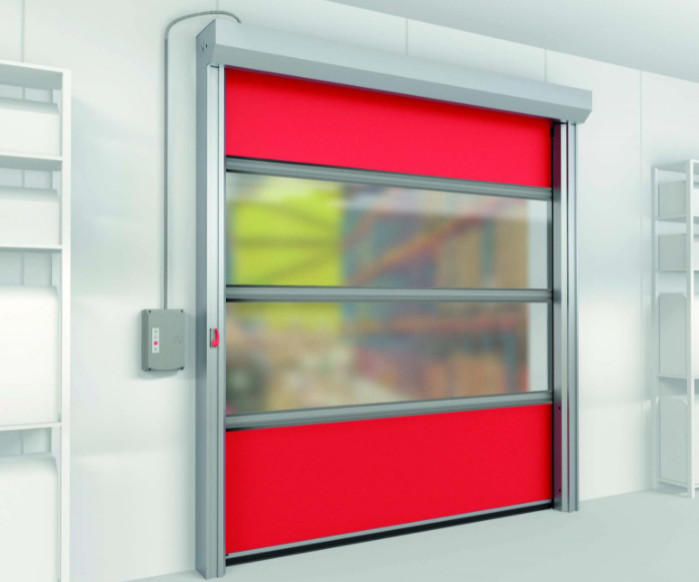 Industrial Dust Proof Warehouse Rolling PVC High Speed Doors High Speed ...