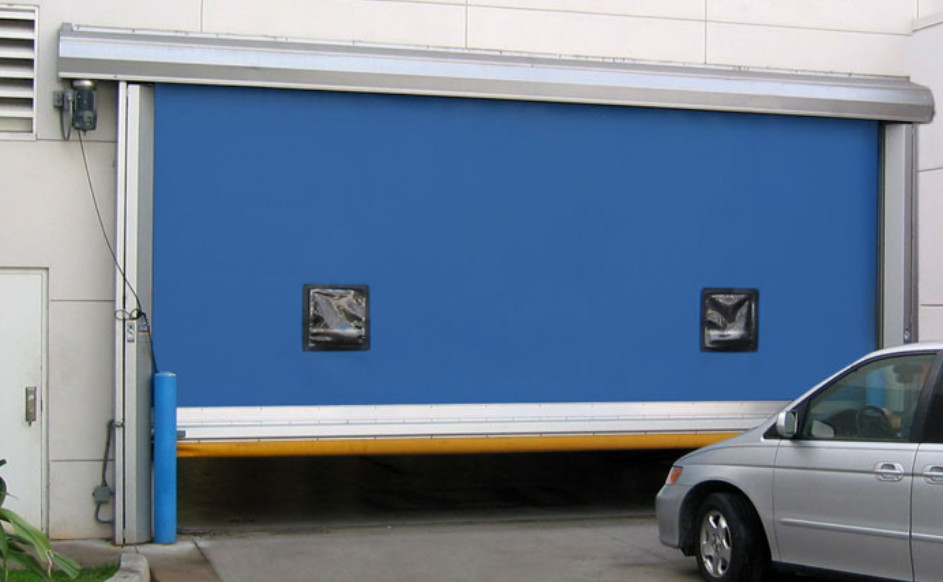 Heavy Duty Steel Structure High Speed PVC Roll Up Rapid Shutter Door ...