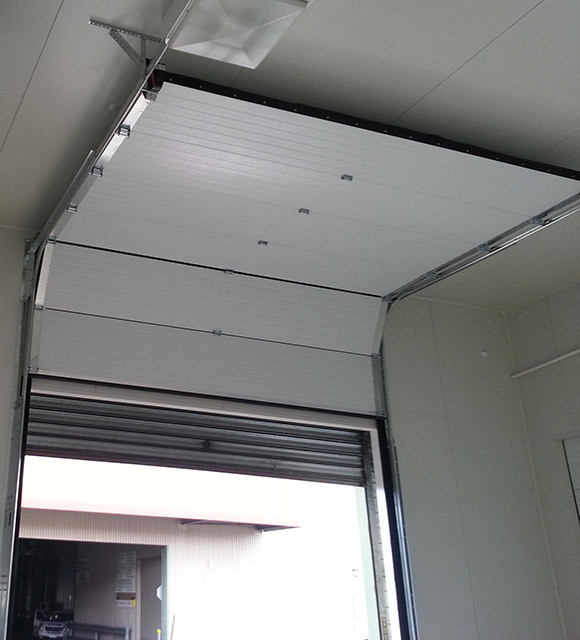 Industrial Insulated Sectional Door Overhead Sandwich Panel SUS304 EPDM ...
