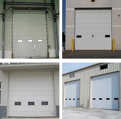 Industrial Overhead Sectional Door Panels Width 420mm-530mm CE Approved